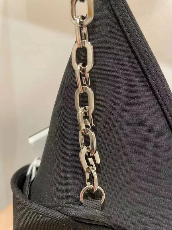 Givenchy Sleeveless V-neck Top With Chain Detail