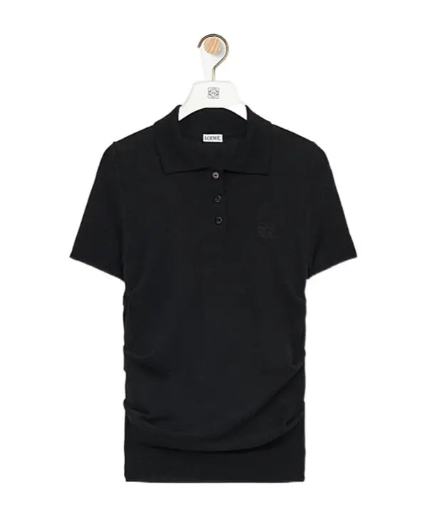Loewe Short-sleeved Embroidered Jumper - Black