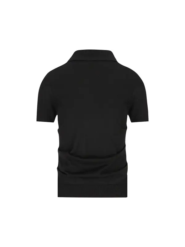 Loewe Short-sleeved Embroidered Jumper