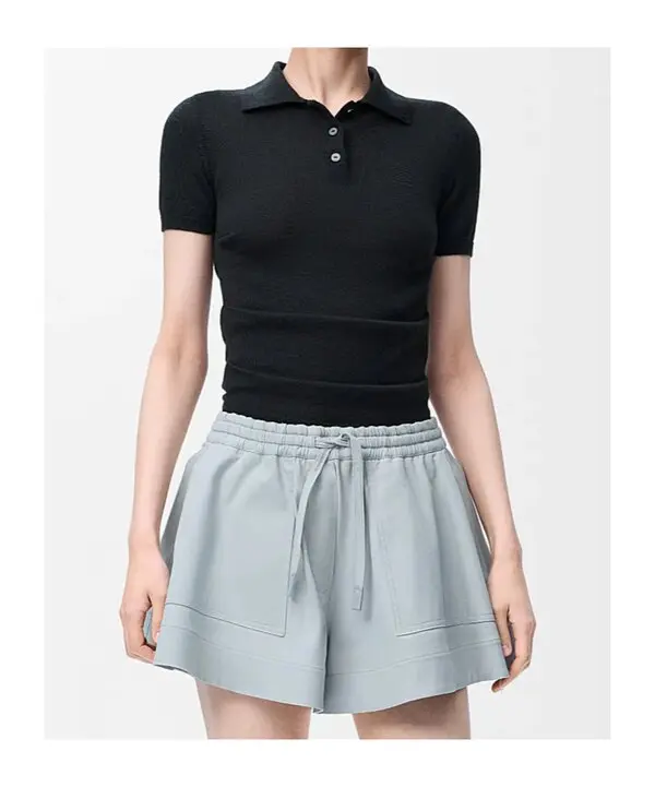 Loewe Short-sleeved Embroidered Jumper