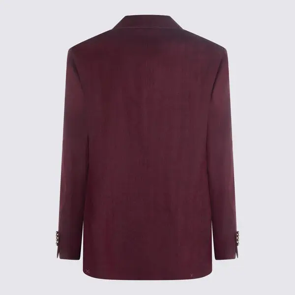 Brunello Cucinelli Red Single-breasted Suit - Brown