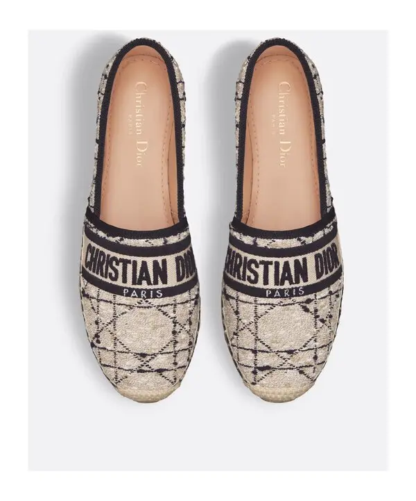 Dior Granville Espadrille - Beige/black