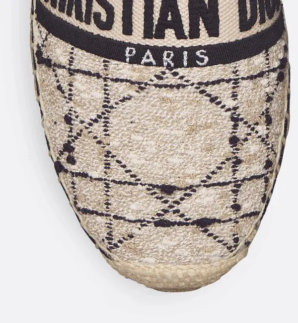 Dior Granville Espadrille - Beige/black