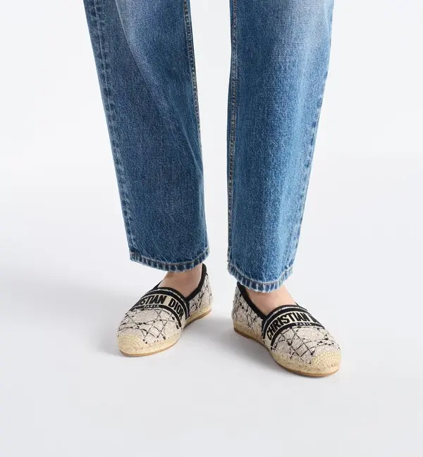 Dior Granville Espadrille - Beige/black