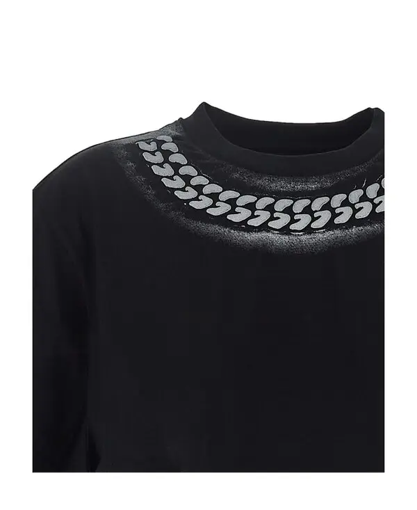 Givenchy Chain Print Crewneck Mini Dress