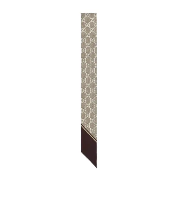 Gucci Gg Neck Bow - Camel