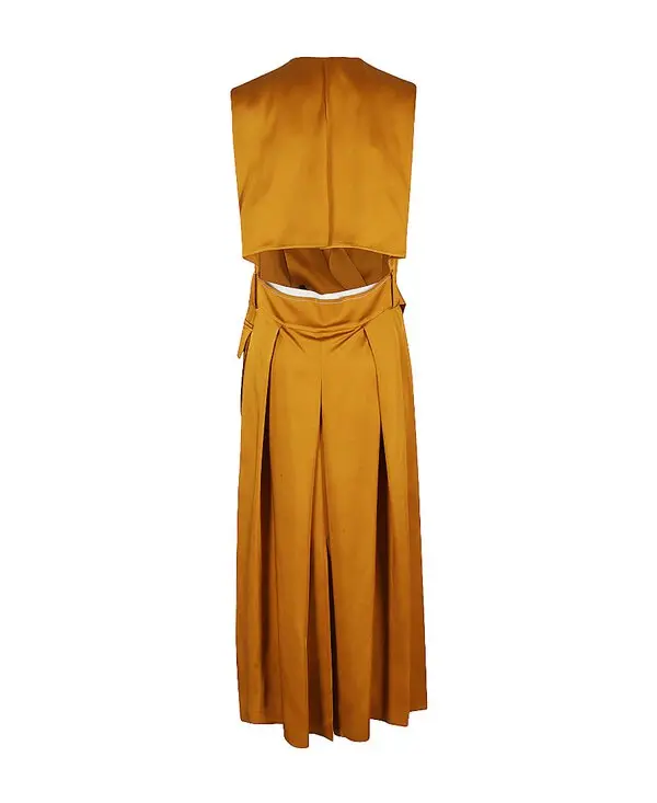 Victoria Beckham Sleeveless Maxi Dress With Open Back Detail