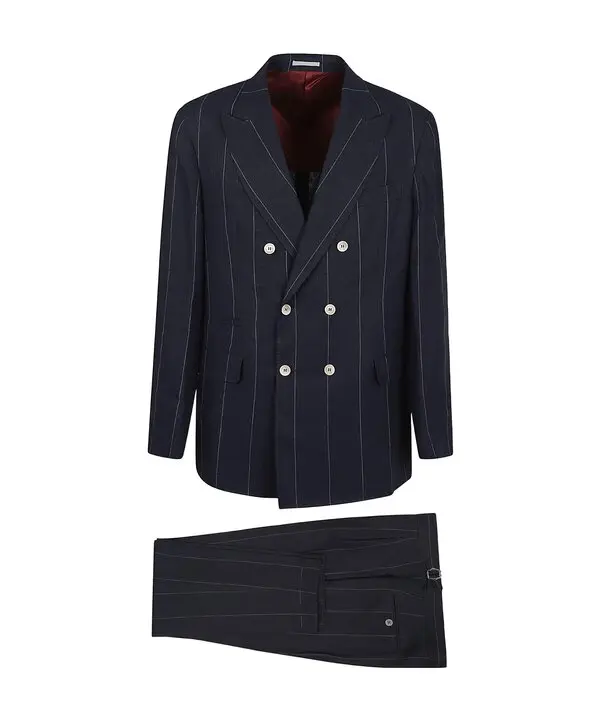 Brunello Cucinelli Pinstriped Suit