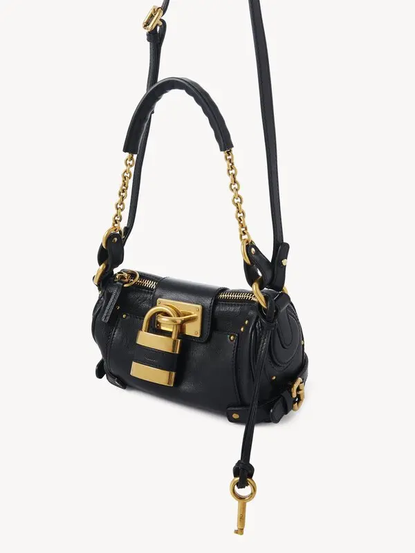 Chloé Paddington Small Shoulder Bag With Padlock Detail - Black