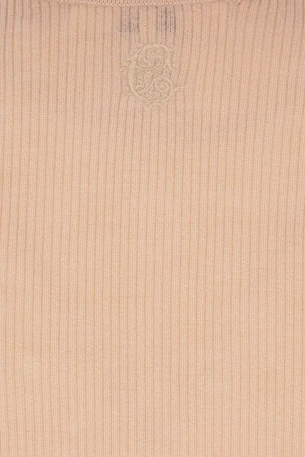 Chloé V-neck Knitted Top With Button Detailing