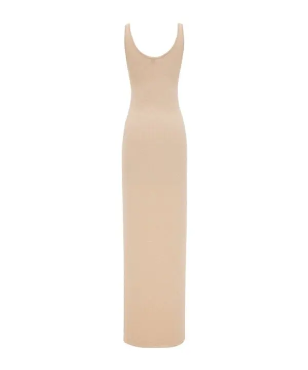 Saint Laurent Long Lurex Knit Dress