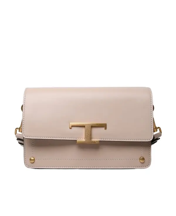 TOD'S T Timeless Foldover-top Shoulder Bag