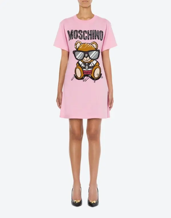 Moschino Teddy Bear Knitted Dress