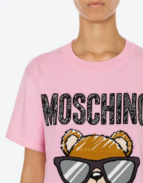 Moschino Teddy Bear Knitted Dress