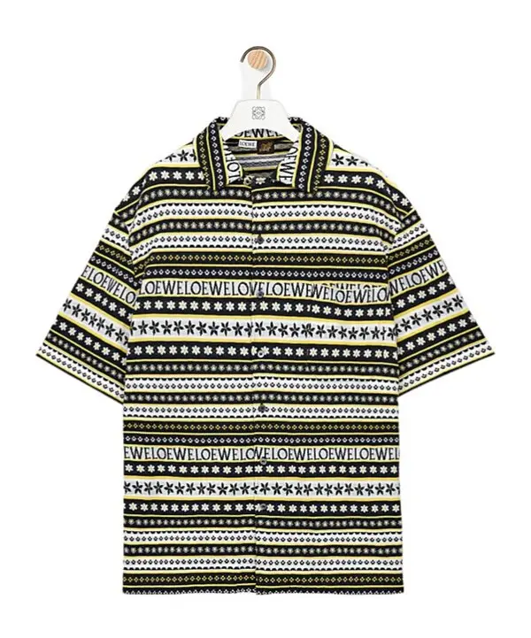 Loewe Short Sleeve Shirt In Cotton