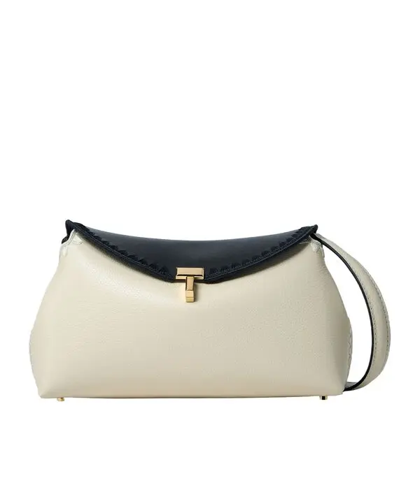 TOTEME T Lock Clutch Bag - Nude