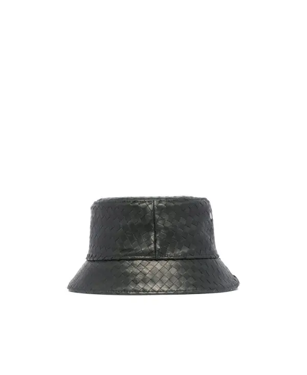 Bottega Veneta Logo Fisherman's Hat - Black