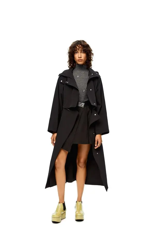 Loewe High Waist Belted Asymmetrical Skirt