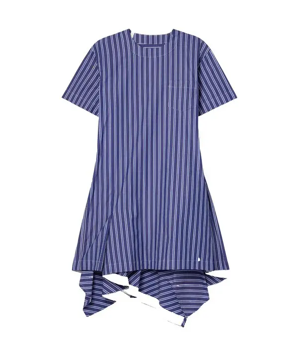 Sacai Poplin Striped Pullover