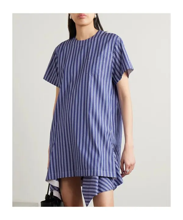 Sacai Poplin Striped Pullover