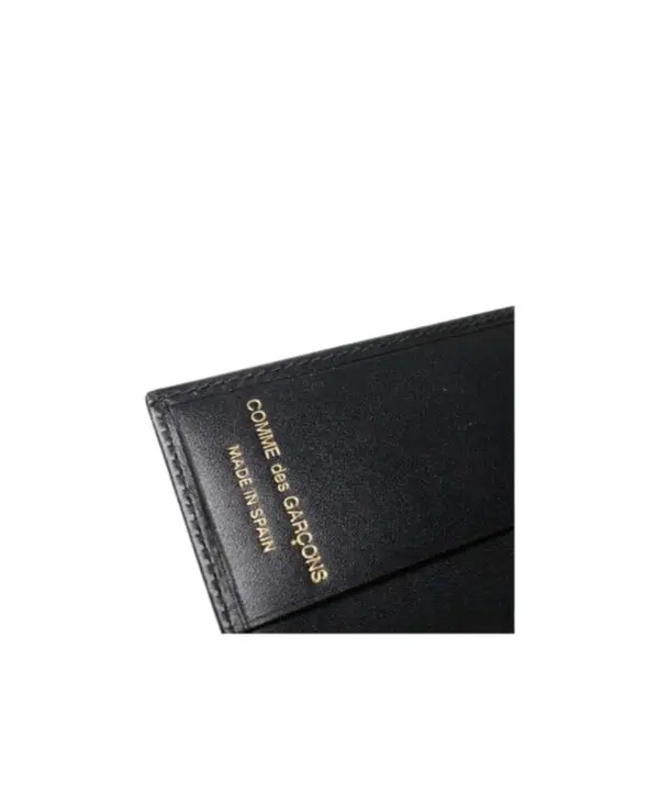 Comme Des Garçons Logo-stamp Leather Wallet