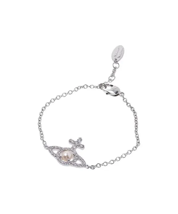 VIVIENNE WESTWOOD Logo Bracelet - Gray