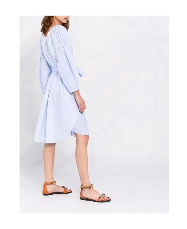 Stella McCartney Striped Midi Dress