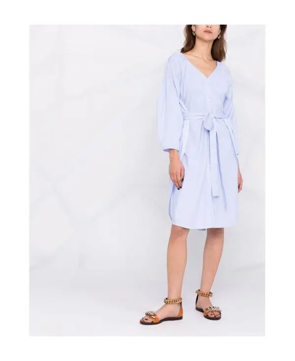 Stella McCartney Striped Midi Dress