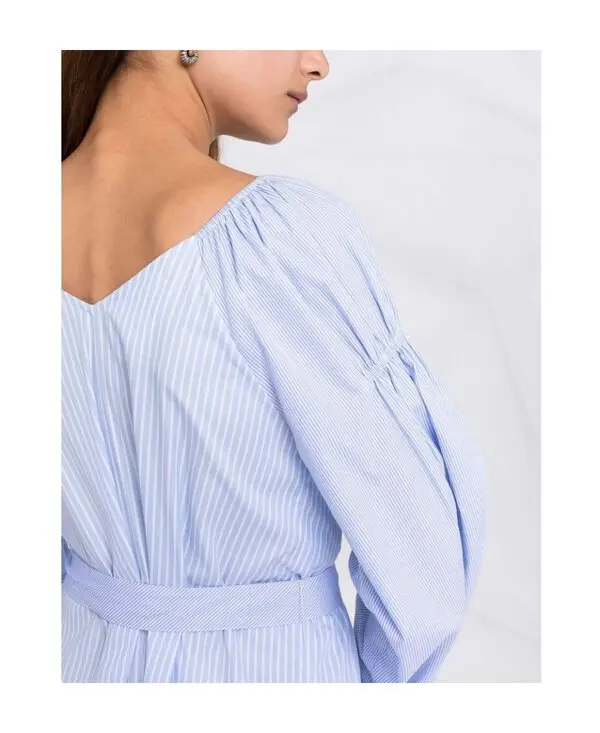 Stella McCartney Striped Midi Dress
