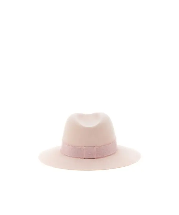 MAISON MICHEL Henrietta Felt Fedora Hat - Pink