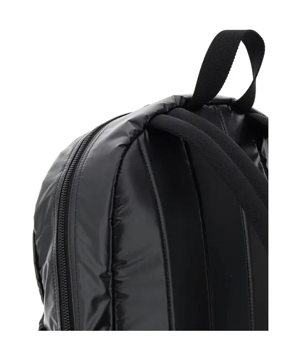 Saint Laurent Nuxx Logo Printed Backpack - Black