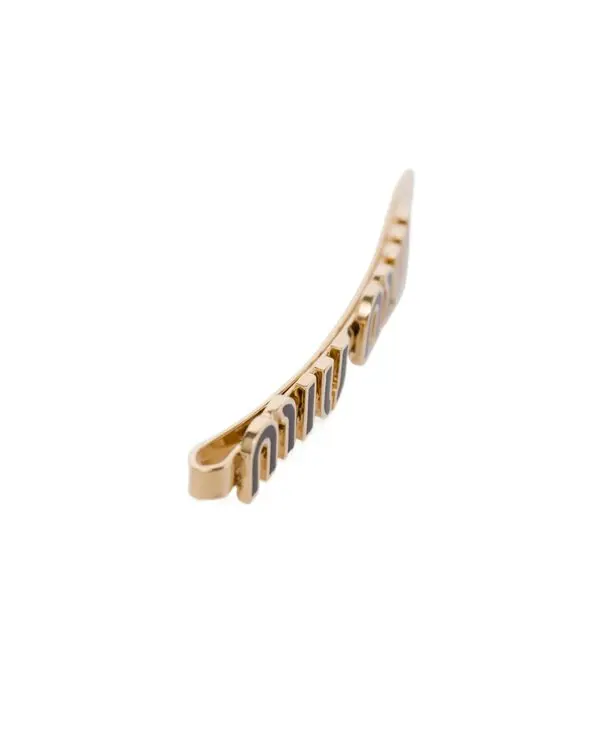 Miu Miu Logo Lettering Hair Clip