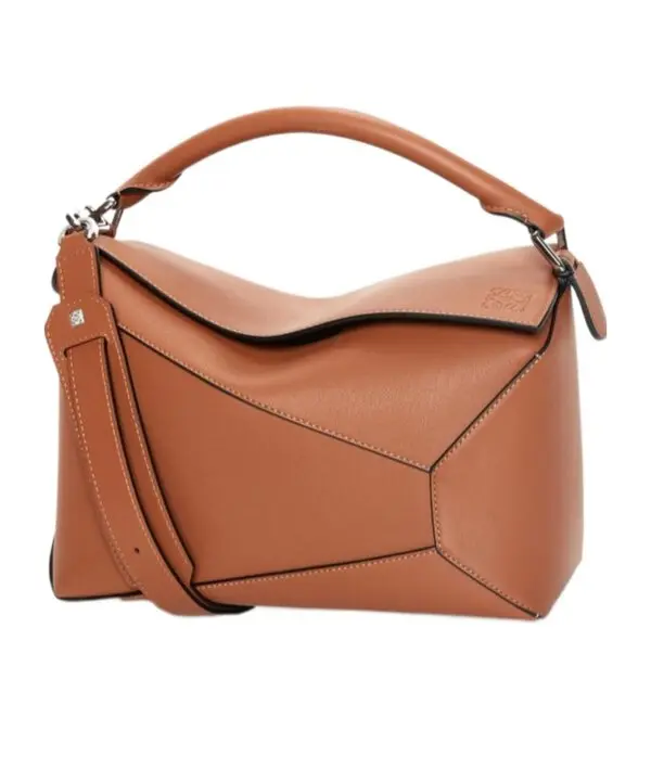 Loewe Puzzle Top Handle Tote Bag - Tan
