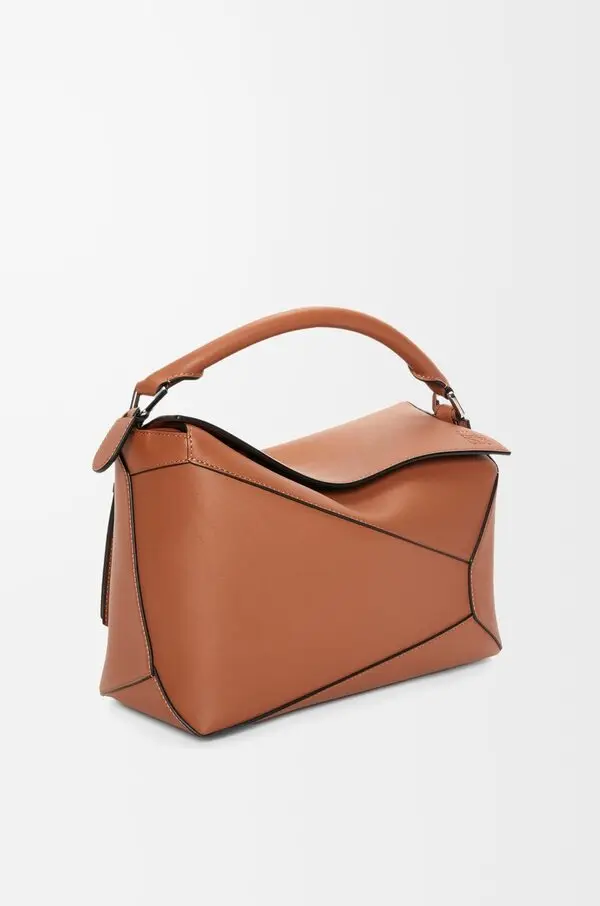 Loewe Puzzle Top Handle Tote Bag - Tan