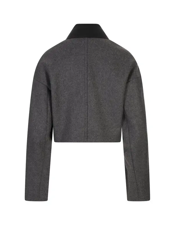 Sportmax Vacuo Zip-up Long-sleeved Jacket - Grey