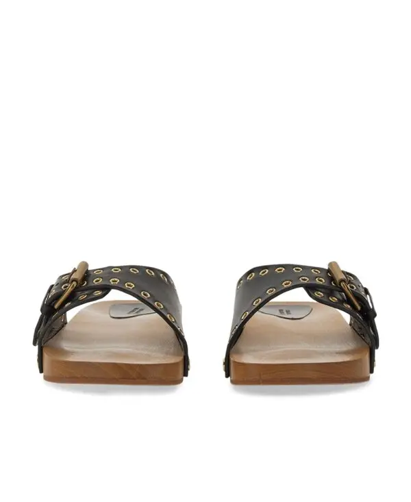 Isabel Marant Étoile Logo Slides With Buckle Straps