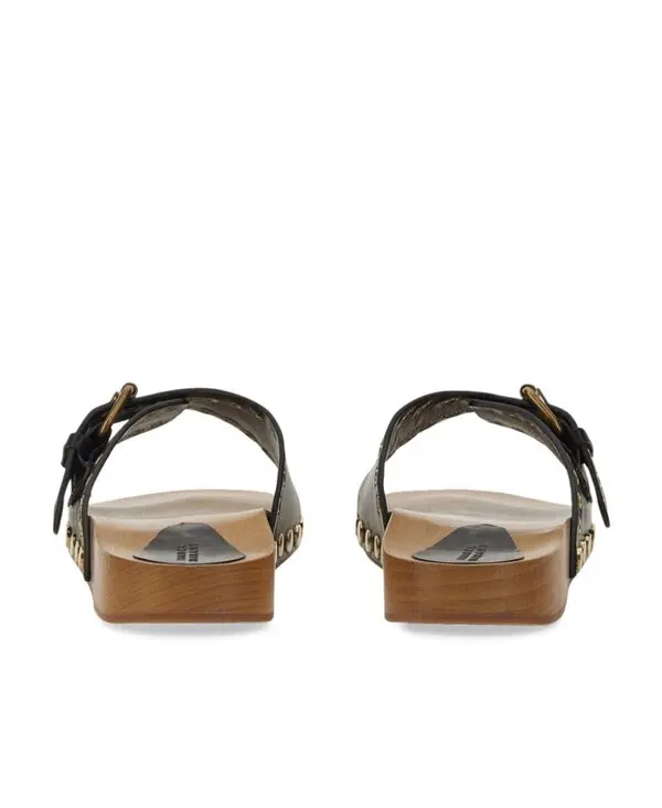 Isabel Marant Étoile Logo Slides With Buckle Straps