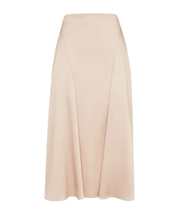 Fendi Draped Midi Skirt - Gold