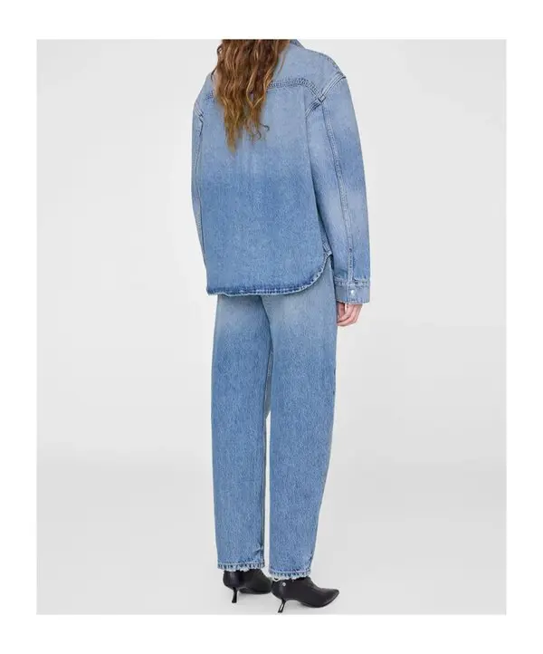 ANINE BING Paxton Shirt - Blue