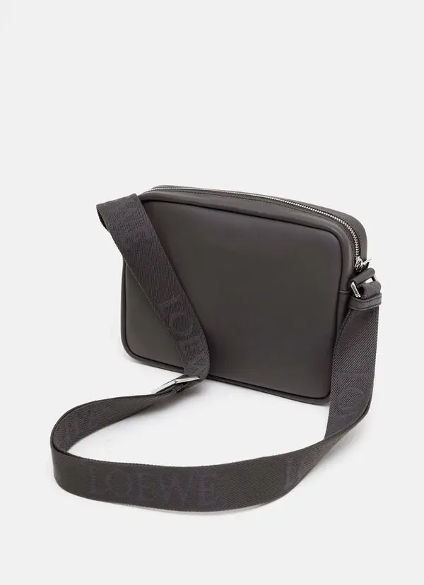 Loewe Logo Lettering Zipped Shoulder Bag