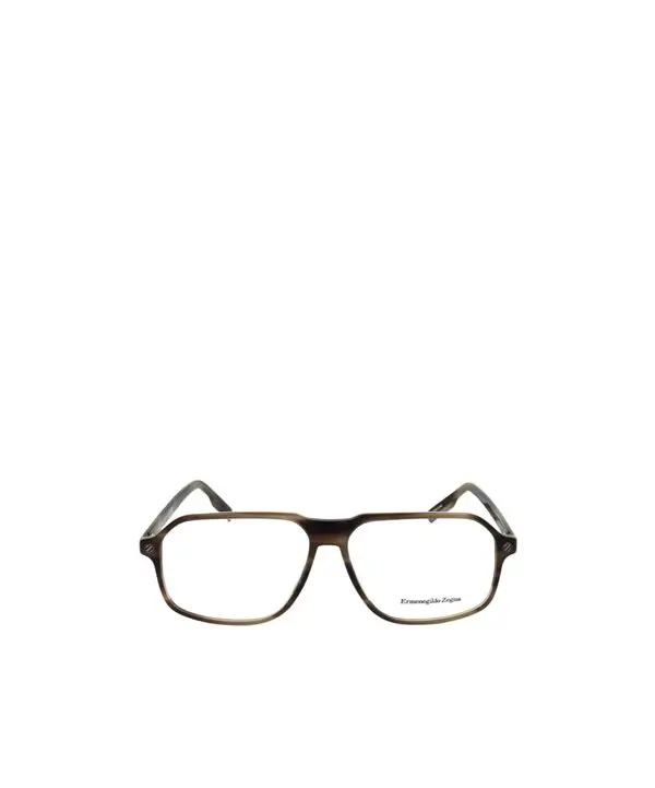 Zegna Geometric Optical Frames - White