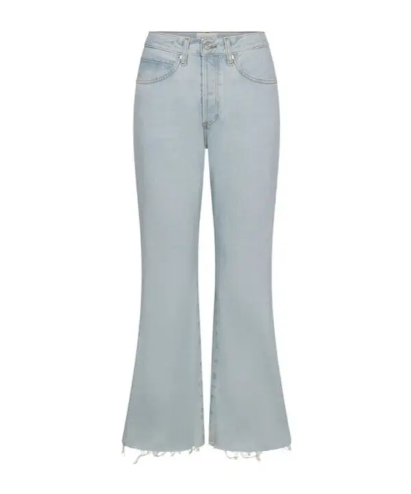 FRAME High Rise Flared Jeans