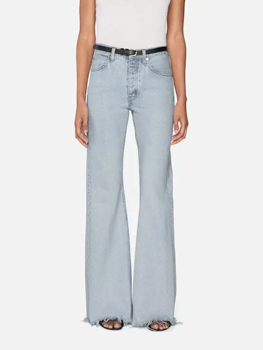 FRAME High Rise Flared Jeans