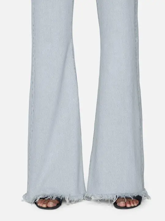 FRAME High Rise Flared Jeans