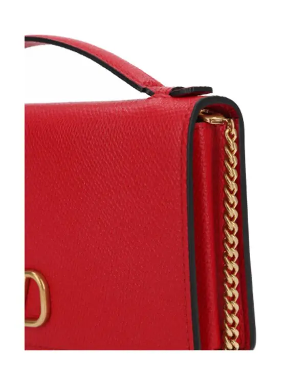 Valentino Garavani Vlogo Signature Foldover Top Wallet
