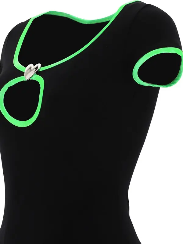 AMBUSH Heart Cut-out Mini Dress
