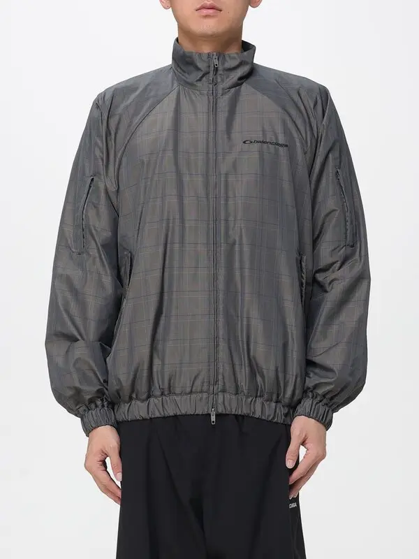 Balenciaga Checked Zip-up Jacket