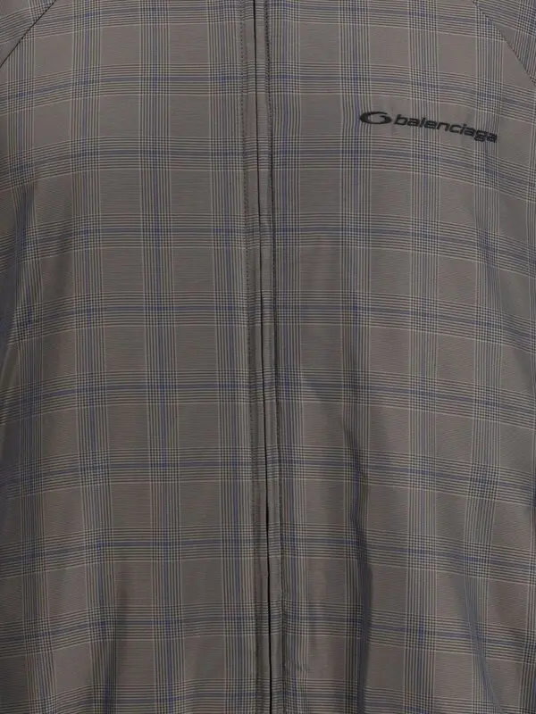 Balenciaga Checked Zip-up Jacket