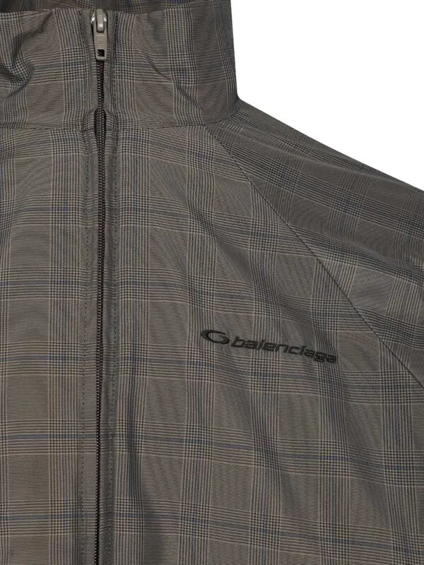 Balenciaga Checked Zip-up Jacket