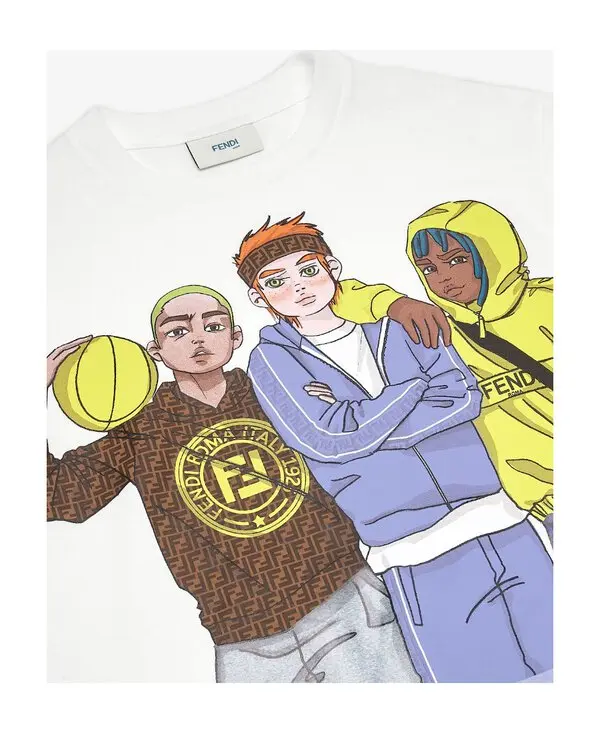 Fendi Graphic Print T-shirt
